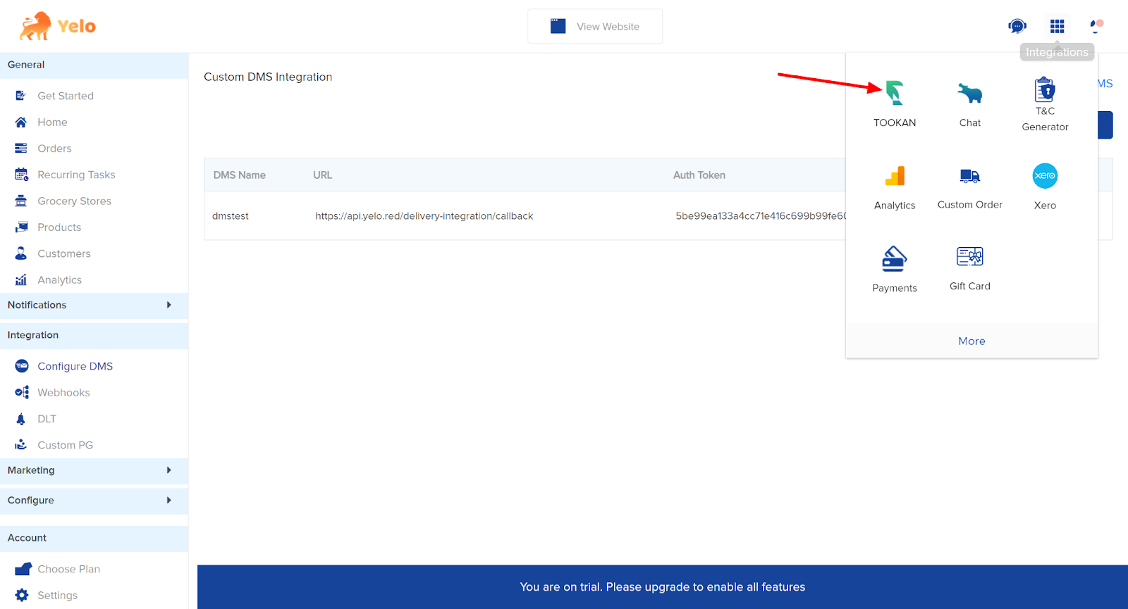 Custom DMS Integration in Marketplace - Jungleworks Support
