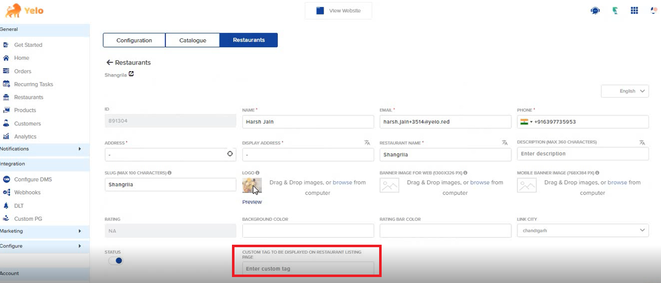 How to add the customize tag on store listing - Jungleworks Support