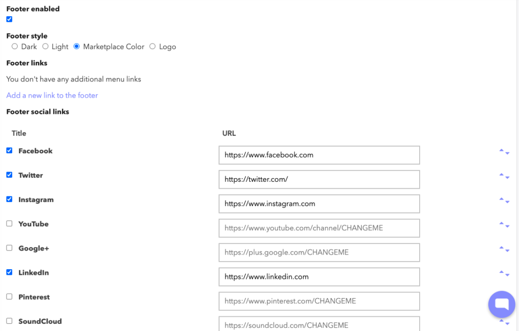 How to customise FOOTER - Jungleworks Support