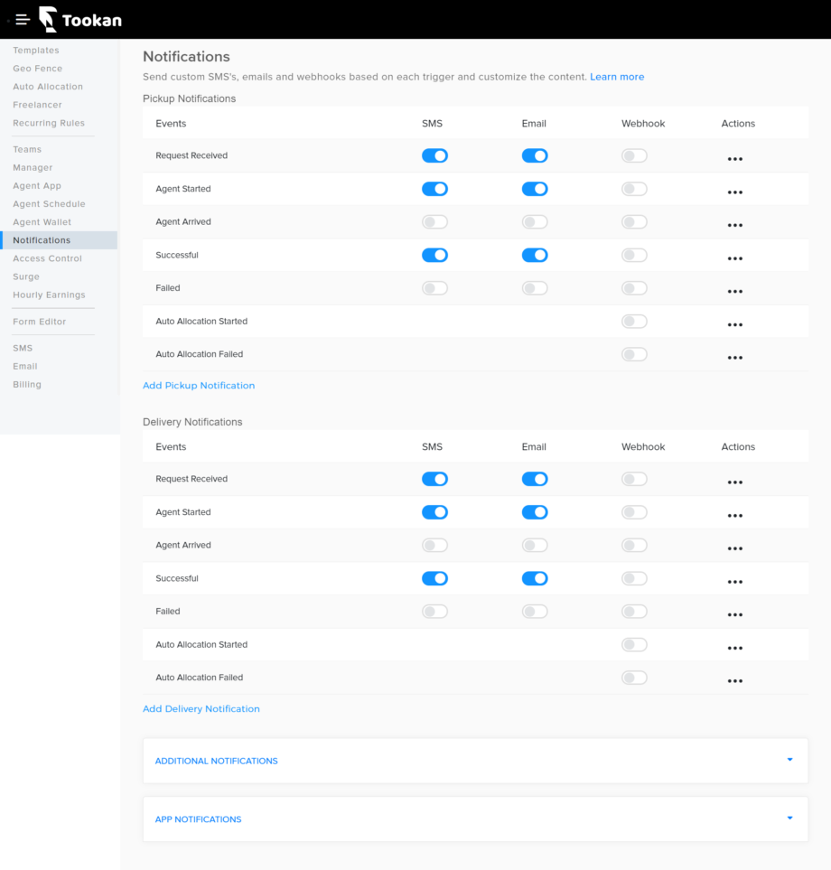 How to get Webhook Notifications? - JungleWorks II Tookan II ...