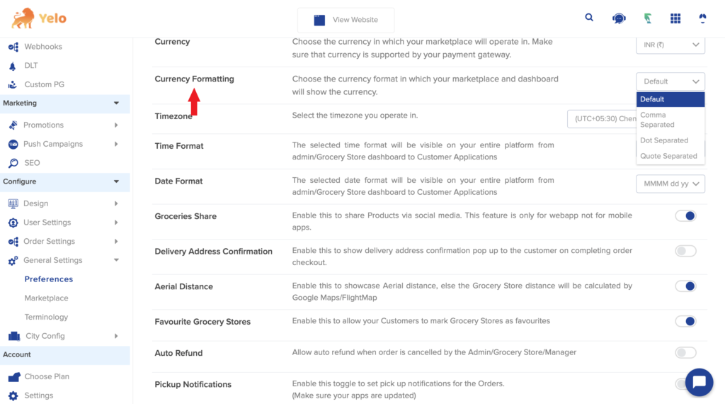 FAQs General Settings - Jungleworks Support
