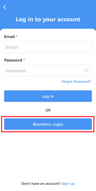 Biometric login in Tookan Manager App || Delivery Management System