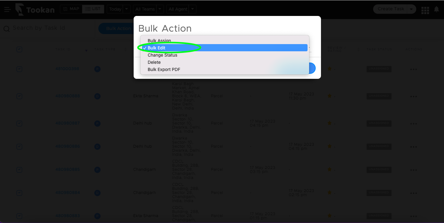 Task Overview - tookan II Jungleworks Support