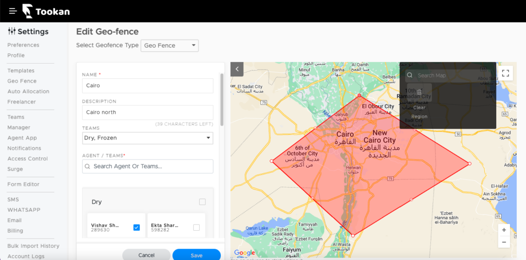 Geo Fence - Jungleworks Support
